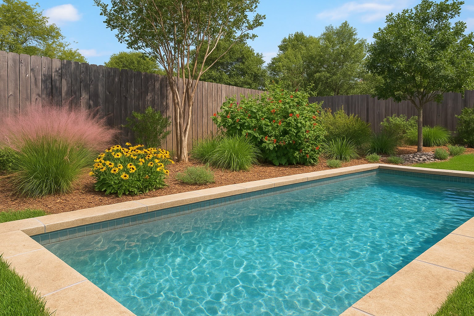 Native Landscaping Ideas Around Houston Pools - Womens Conference